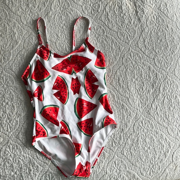 SHEIN | Swim | Watermelon One Piece Girls Suit | Poshmark